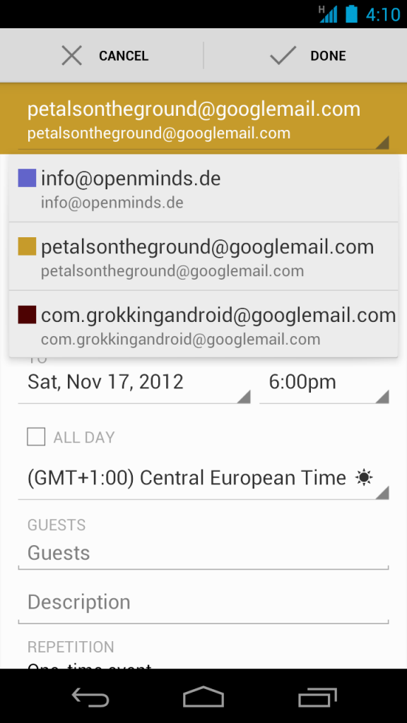 Android's CalendarContract Content Provider | Grokking Android